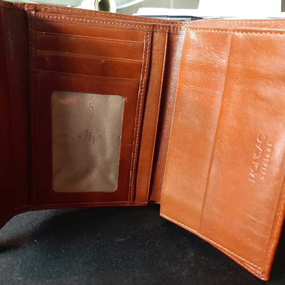 Monsac | Bags | Beautiful Brown Leather Monsac Wallet | Poshmark